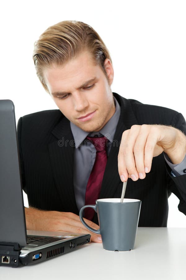 Boring work stock photo. Image of portrait, laptop, friendly - 20638592