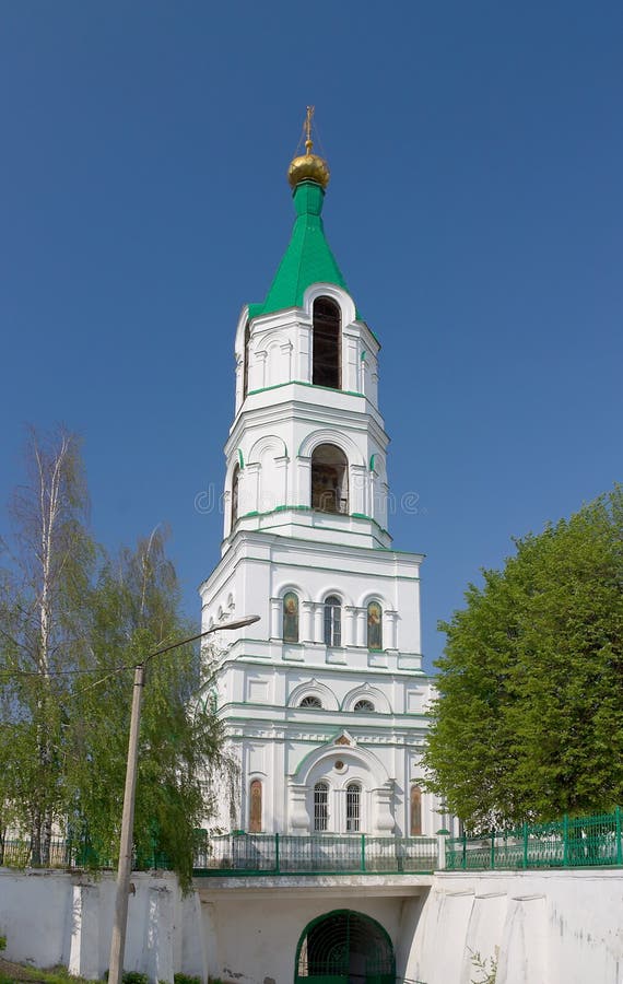Boris and Gleb Cathedral, Ryazan, Russia Stock Photo - Image of white ...