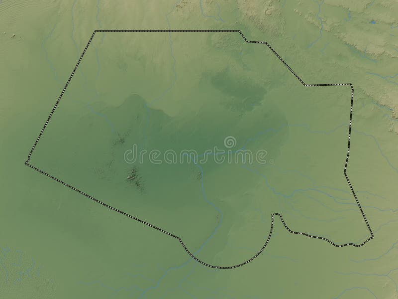 Borkou, Chad. Physical. No Legend Stock Illustration - Illustration of ...