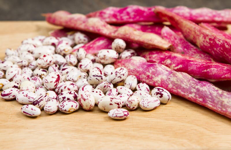 Borlotti-Bohnen stockbild. Bild von bohnen, borlotti - 39416395
