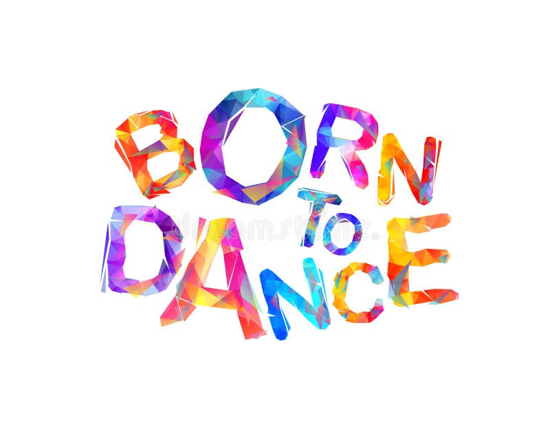 Born to dance evolution stock vector. Illustration of female - 85849154