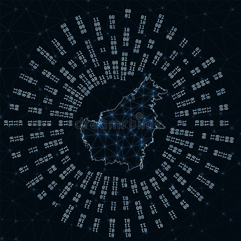 Digital Borneo logo. stock vector. Illustration of concept - 169856486