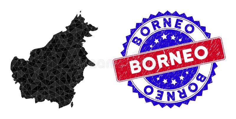 Triangle Borneo Island Map Stock Illustrations – 54 Triangle Borneo ...