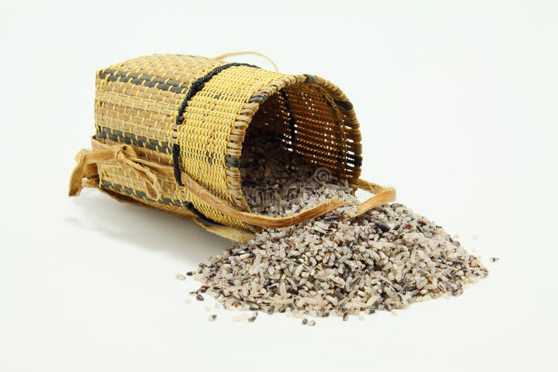 Basket of rice stock photo. Image of uncooked, natural - 22121864