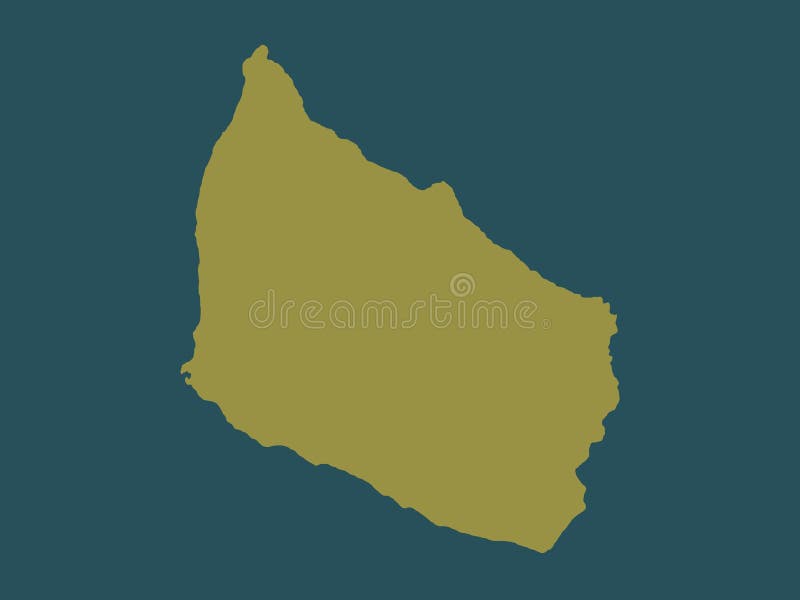 Bornholm Island Simple Vector Map Stock Vector - Illustration of simple ...