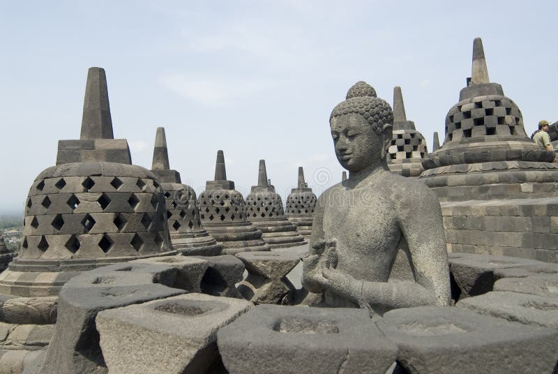 Borobudur 2 stock image. Image of java, devotion, indonesia - 1117011