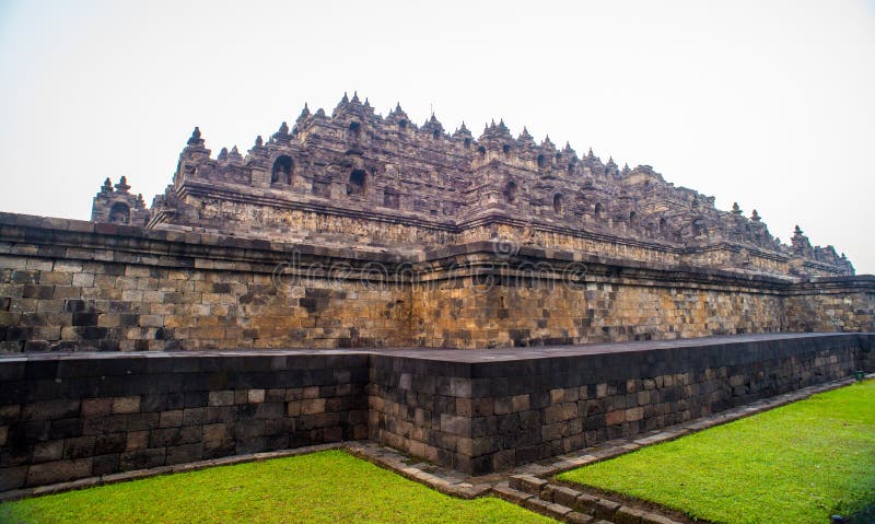 Borobudur Temple, Ancient Buddhist Temple Near Yogyakarta, Java ...