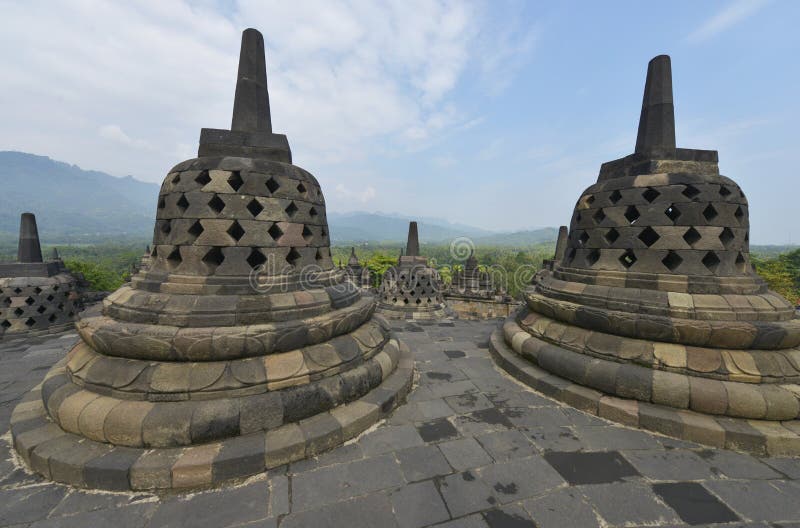 Borobudur, Java, Indonesia stock photo. Image of yogyakarta - 84332888