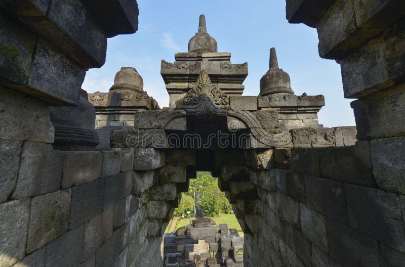 Borobudur, Java, Indonesia stock photo. Image of tourism - 84334132