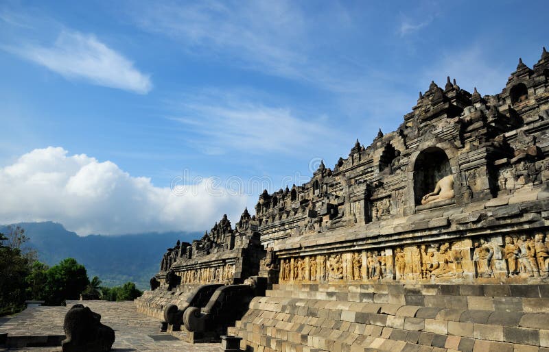 Borobudur, Java Island, Indonesia Stock Photo - Image of antiquities ...
