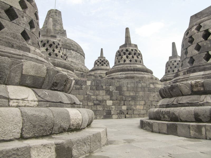 Borobudur in Java stock photo. Image of belief, monument - 93346980