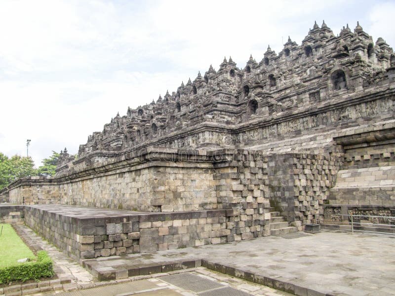 Borobudur in Java stock photo. Image of architecture - 93302228