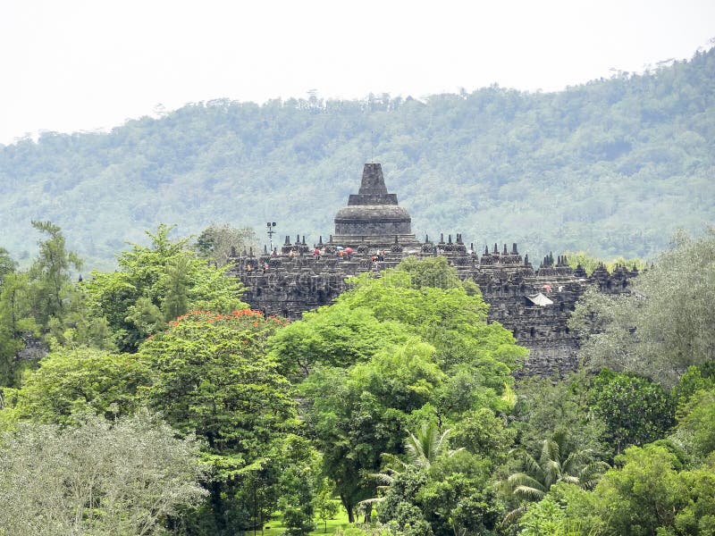 Borobudur in Java stock image. Image of feature, buddhism - 93475683