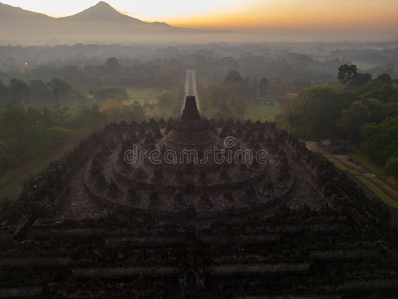 Borobudur is the Largest Buddhist Temple in the World. Java, Indonesia ...