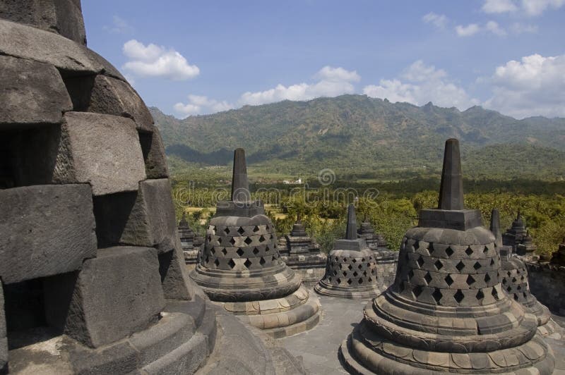 Borobudur monument stock photo. Image of indonesie, buddha - 19610254