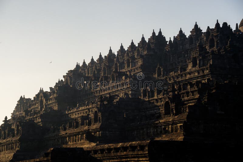 Borobudur Sunrise, Java, Indonesia Stock Photo - Image of view, java ...