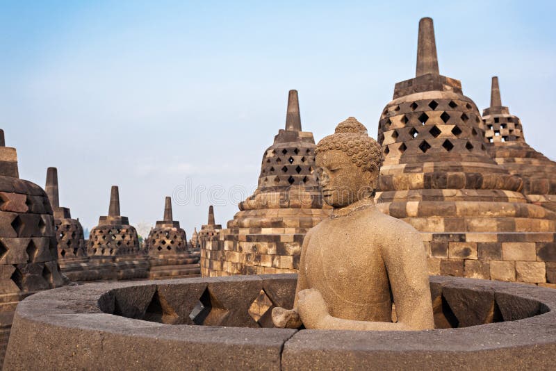 Borobudur Temple stock image. Image of religious, bali - 60500757