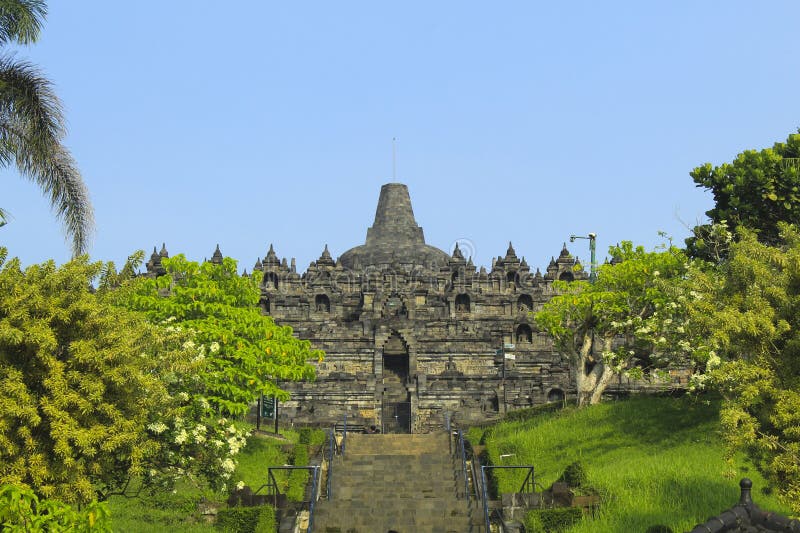 Indonesian Cultural Heritage Buildings and Statues Stock Photo - Image ...