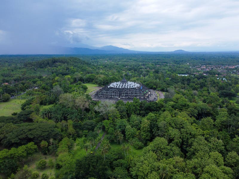 214 Borobudur Temple Aerial Photos - Free & Royalty-Free Stock Photos ...