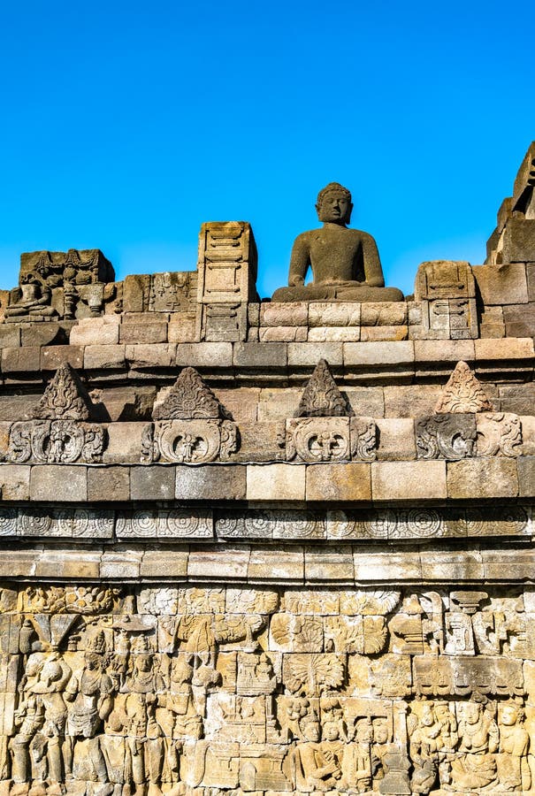 Borobudur Temple in Central Java, Indonesia Stock Image - Image of java ...