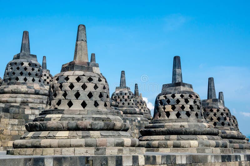 Borobudur Temple, Central Java,Yogyakarta, Indonesia. Stock Photo ...