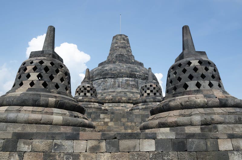Borobudur Temple, Central Java,Yogyakarta, Indonesia. Stock Photo ...