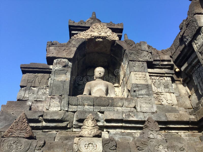 Borobudur Buddhist Temple. Near Yogyakarta on Java Island, Indonesia ...