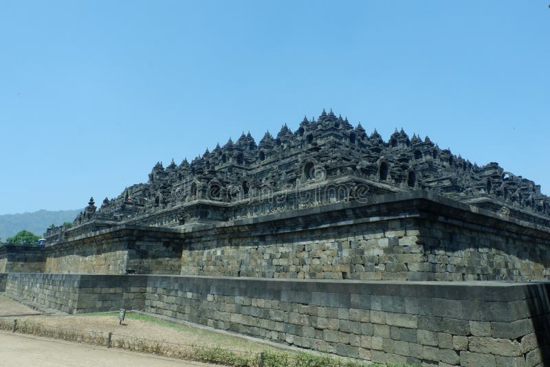Borobudur Temple History stock image. Image of tourism - 203302959