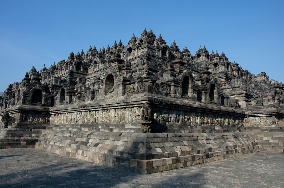 Borobudur Temple stock image. Image of site, east, hinduism - 83706181