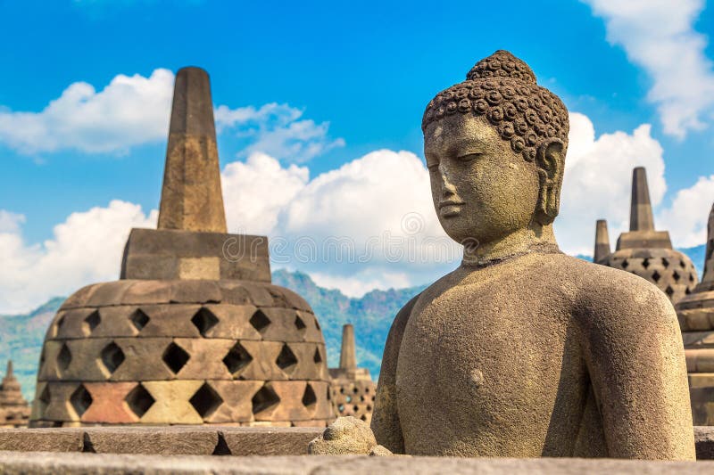 Borobudur temple Java stock photo. Image of architecture - 292814410