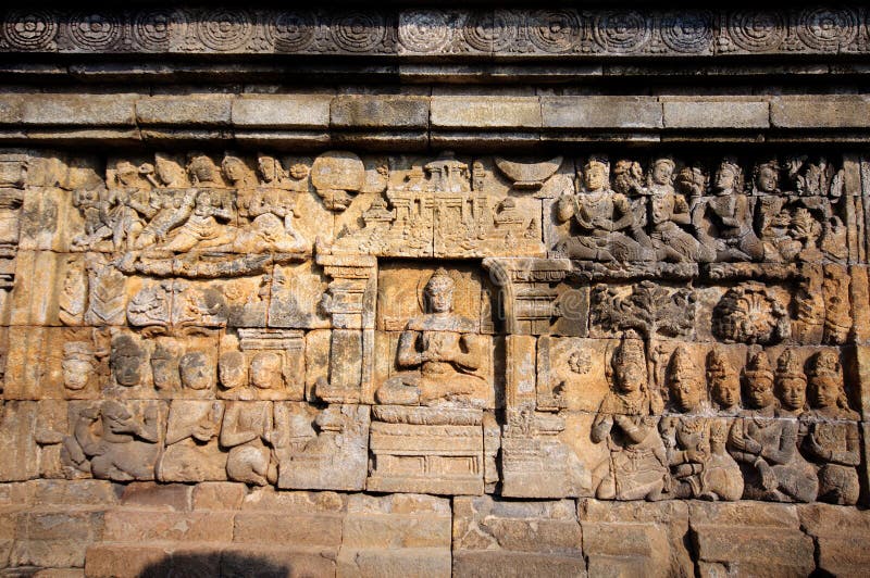 Borobudur Temple, Java, Indonesia. Stock Photo - Image of architecture ...