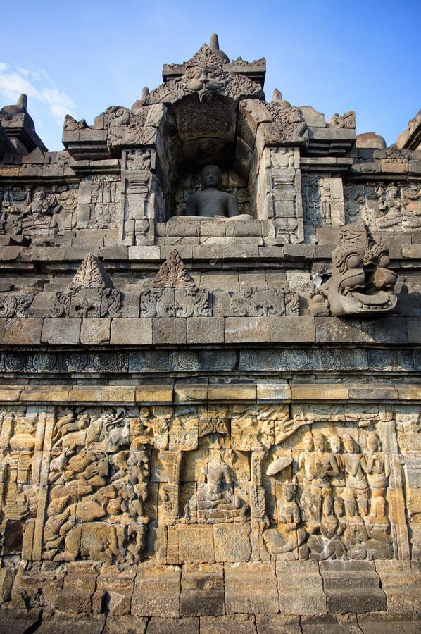 Borobudur Temple, Java, Indonesia. Stock Image - Image of magelang ...