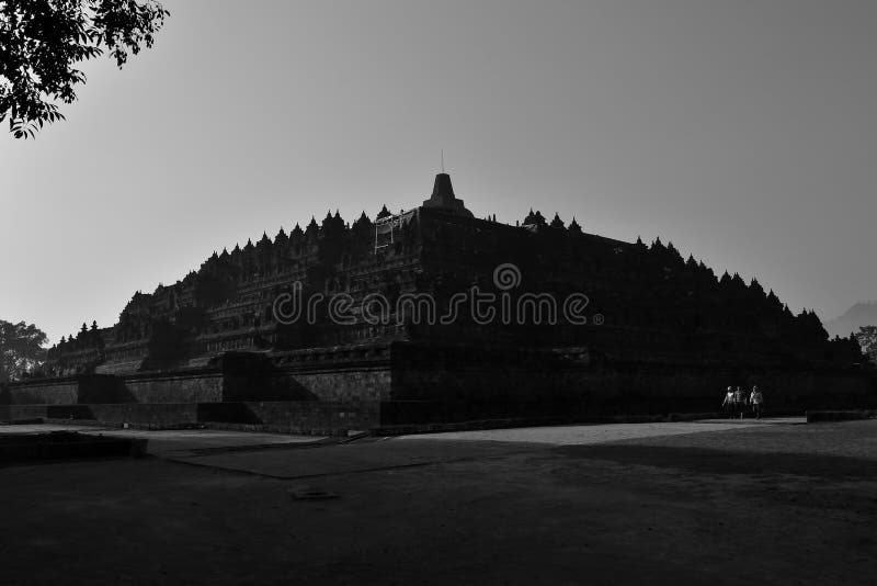 Borobudur Temple in Java Island at Sunrise, Indonesia Stock Image ...