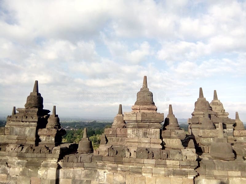 Borobudur Temple in Magelang, Central Java, Indonesia Stock Image ...