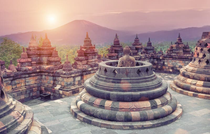 Borobudur Temple stock image. Image of mystical, myth - 34285743