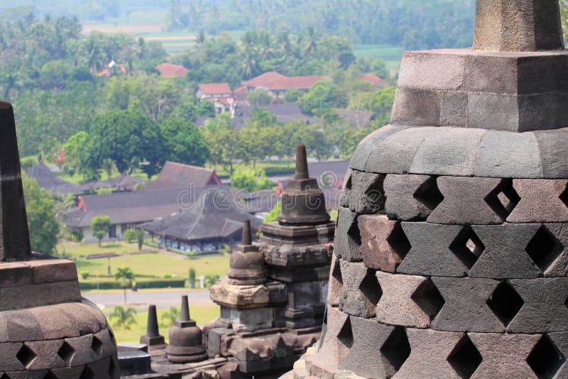 Borobudur Temple, Yogyakarta, Java, Indonesia Stock Image - Image of ...