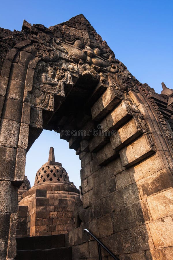 Borobudur Temple, Yogyakarta, Java, Indonesia. Stock Photo - Image of ...