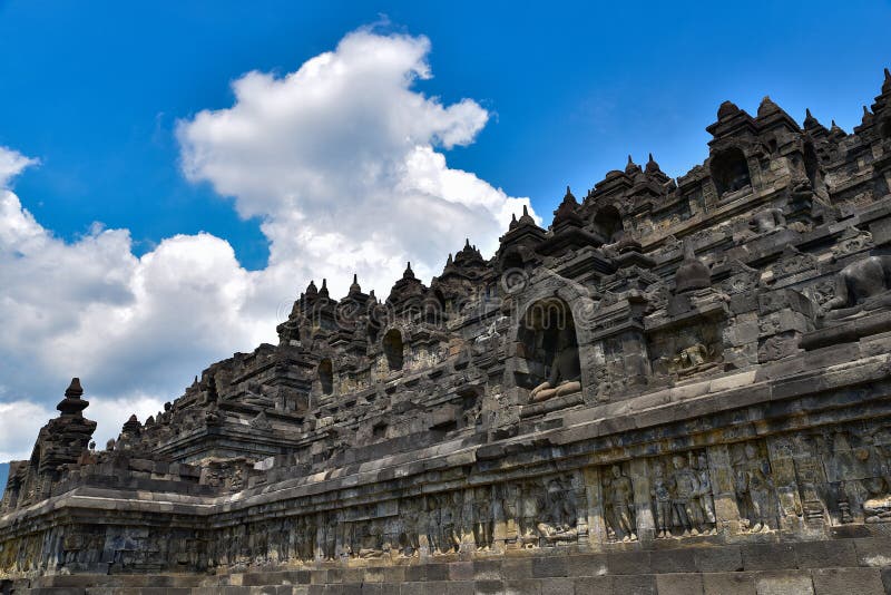 Borobudur, the World S Largest Buddhist Temple in Java Stock Photo ...