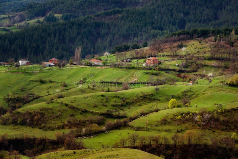 Borovitsa Village, Eastern Rhodopes, Bulgaria Stock Image - Image of ...