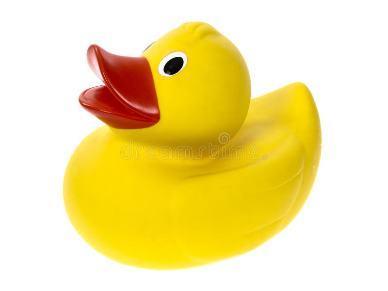 Pato De Borracha Cor-de-rosa Foto de Stock - Imagem de patinho, flutuar ...