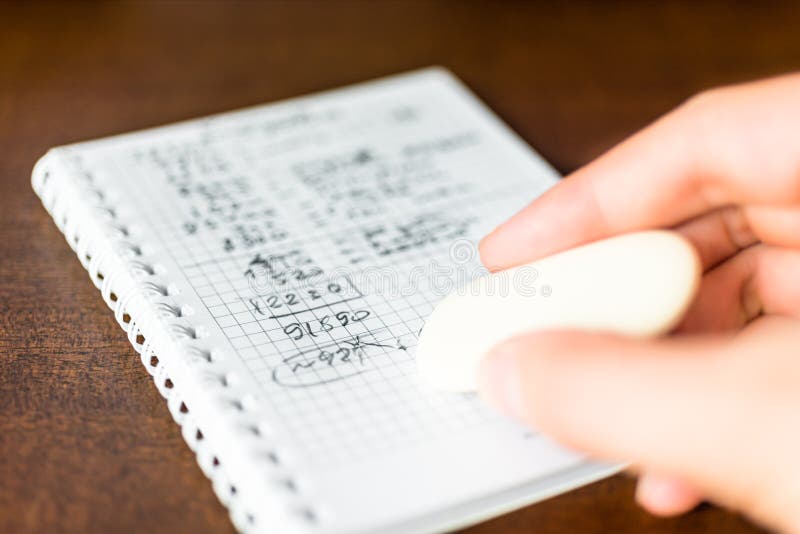 Borre La Información Incorrecta Foto de archivo - Imagen de gente ...