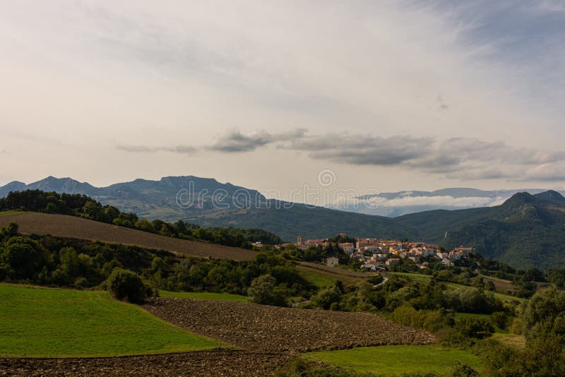 Borrello, Chieti, Abruzzo stock image. Image of river - 180653089