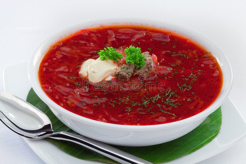 Borsch stock photo. Image of beet, close, lunch, healthy - 22343080