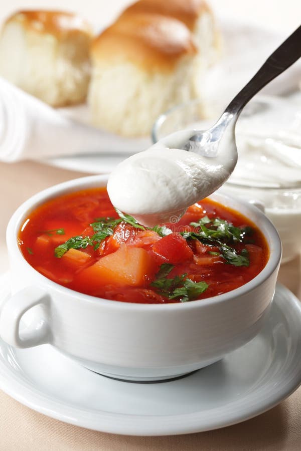 Borscht stock image. Image of beetroot, food, borsrch - 19634759