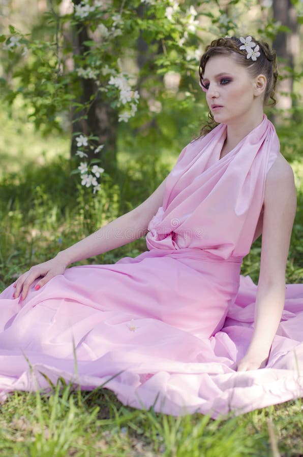 Bos nimf stock foto. Image of hooghartig, wijfje, vrouwelijk - 24882492