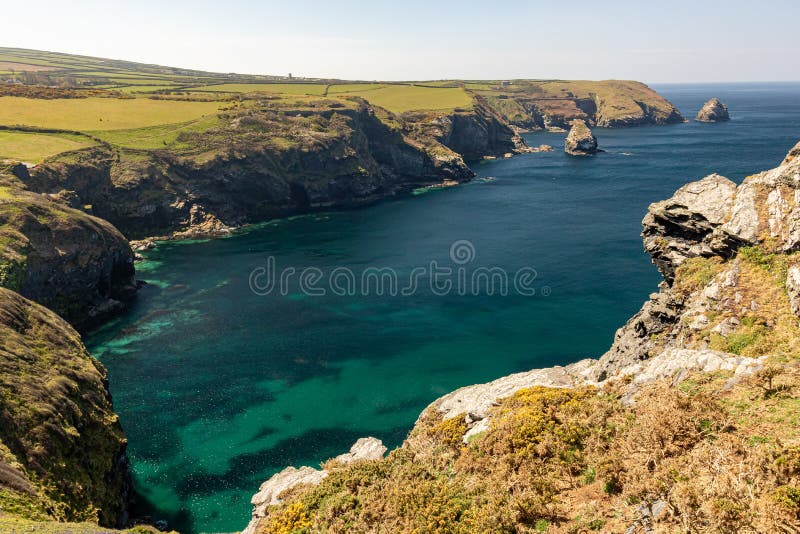 Boscastle, Cornwall, Beautiful Seaside Landscape Stock Image - Image of ...