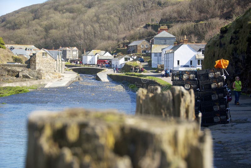 Boscastle, Cornwall, UK editorial image. Image of shop - 51666785