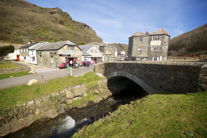Boscastle, Cornwall, UK editorial photo. Image of cornwall - 51667026