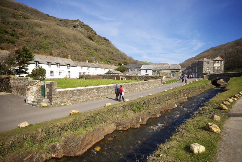 Boscastle, Cornwall, UK editorial stock image. Image of water - 51667339