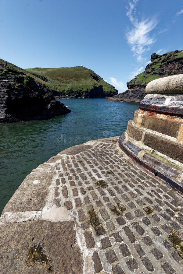 Boscastle Harbour, Cornwall, England. Editorial Photo - Image of ...